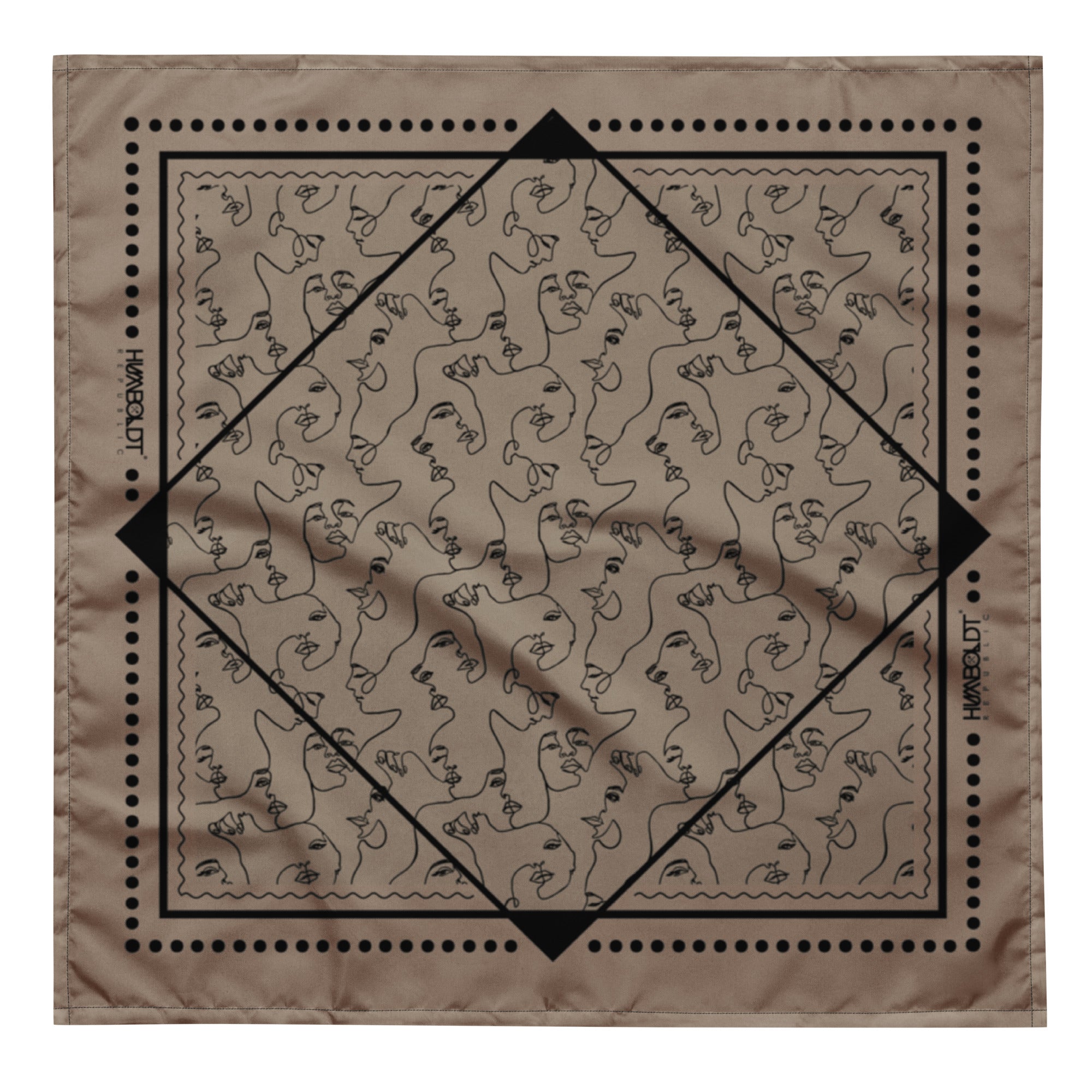 Changing Faces All-over print bandana – Humboldt Republic